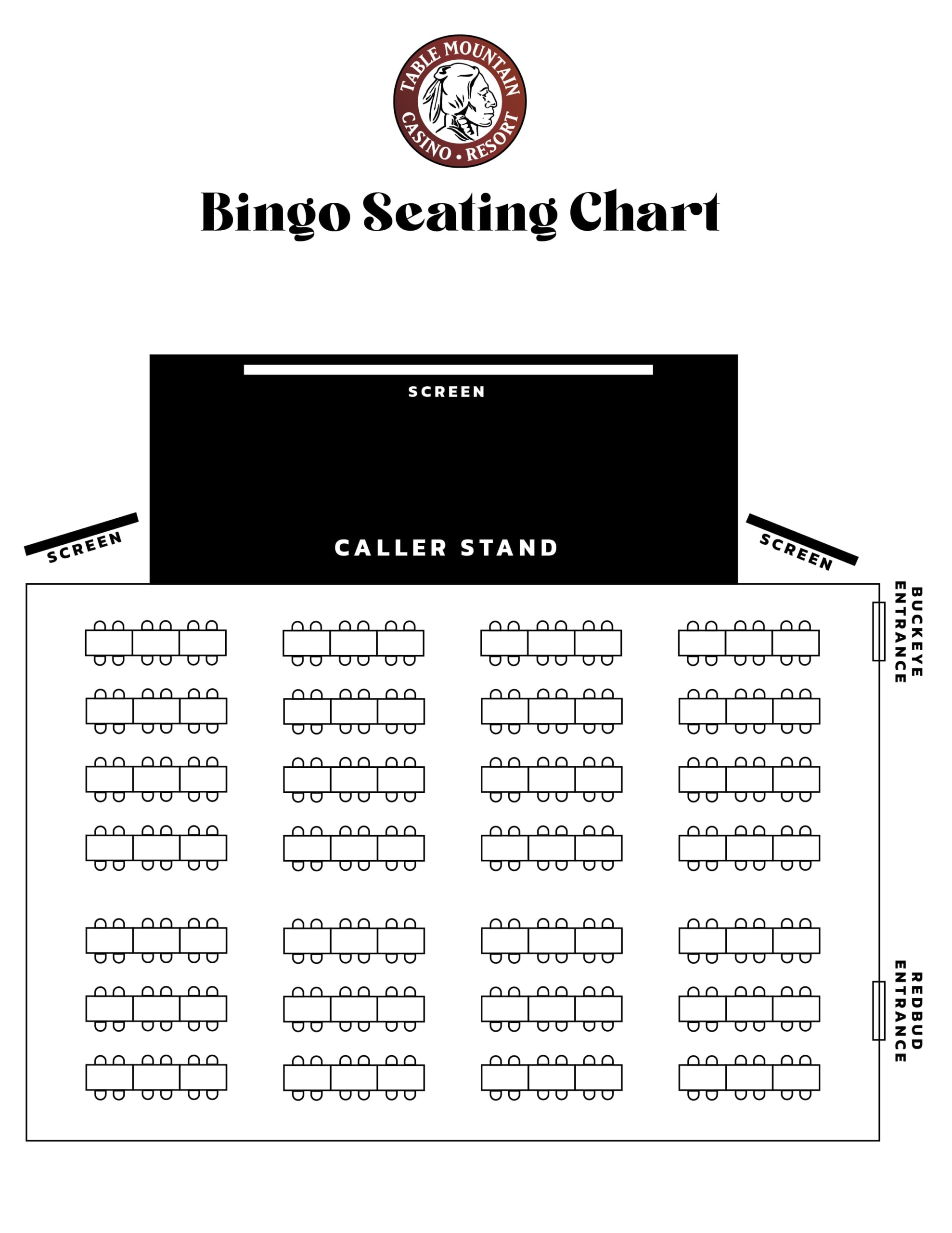 Bingo - Table Mountain Casino: Slots, Table Games, Entertainment & More