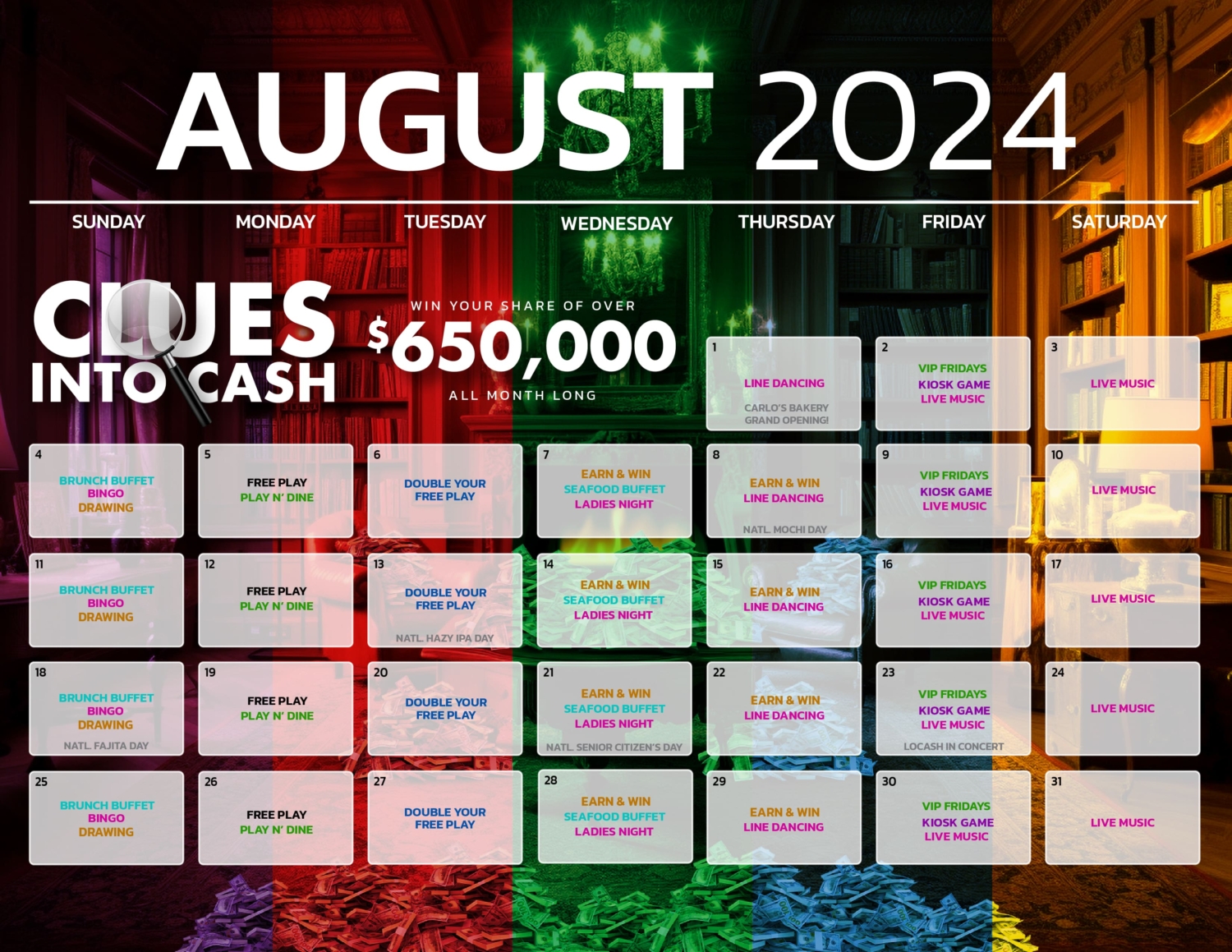 Promotions - Table Mountain Casino: Slots, Table Games, Entertainment ...